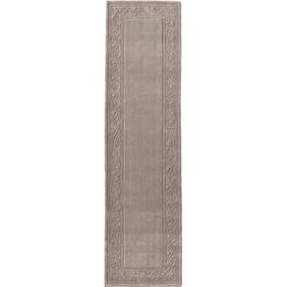 Teppich HEINE HOME Gr. 10, grau, B:70cm H:20mm L:270cm, Wolle, Teppiche, Teppich