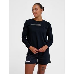 Hummel T-Shirt Hmlcourt Damen in BLACK | Gr.: XS
