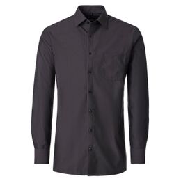 Businesshemd Venti "Venti Businesshemd uni", Herren, Gr. 52, Normalgr&ouml;&szlig;en, grau, 100% Baumwolle, unifarben, comfort fit, Hemden
