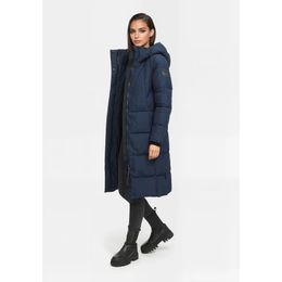 Winterjacke Marikoo "Tabiaa", Damen, Gr. L, navy, Obermaterial: 100% Polyester; Futter: 100% Polyester; Wattierung: 100% Polyester; &Auml;rmelfutter: 100% Polyester, Jacken Winterjacke, Bewegungsschlitz am unteren Saum