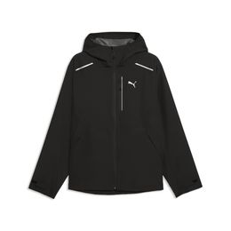 Regenjacke Puma "PumaTECH rainCELL Jacke Herren", Herren, Gr. L, schwarz, Obermaterial: 100% Polyester With PU Coating, Jacken Regenjacke