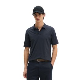 Marc O'Polo Poloshirt MARC O'POLO "aus weicher Bio-Baumwolle", Damen, Gr. L, schwarz navy, Obermaterial: 100% Baumwolle, unifarben, regular fit, Shirts