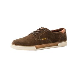 Sneaker Camel Active "Camel Active Sneaker Leder", Herren, Gr. 41, khaki, Leder, Schuhe Sneaker