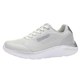 Sneaker Kangaroos "K-WN MALAGA", Damen, Gr. 37, vapor grau, silber, Synthetik, Textil, Schuhe Sneaker