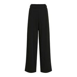 Vila Pleat-Front Pants female Black size XL