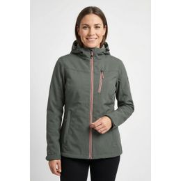 Softshelljacke Killtec "KOS 89 WMN SFTSHLL JCKT", Damen, Gr. 40, sage, Obermaterial: 100% Polyester. Futter: 100% Polyester, Jacken Softshelljacke