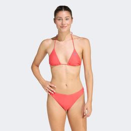 Bustier-Bikini-Top adidas Performance "ADICOLOR BIKINIOBERTEIL", Damen, Gr. 44, N-Gr, semi lucid rot, Obermaterial: 78% Polyamid, 22% Elasthan, Bikini-Oberteile