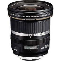 Canon EF-S 10-22 mm F3.5-4.5 USM 77 mm Filtergewinde (Canon EF-S Anschluss) schwarz