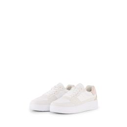 Tom Tailor Denim Damen Sneaker mit erh&ouml;hter Sohle, wei&szlig;, Uni, Gr. 36
