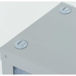 eurokraft pro Metall-Kleinteilemagazin, HxBxT 565 x 300 x 140 mm, 12 Schubladen, 24 Trennstege