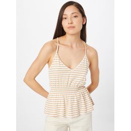 ABOUT YOU Top 'Leila' Damen Gr&ouml;&szlig;e L beige / dunkelbeige