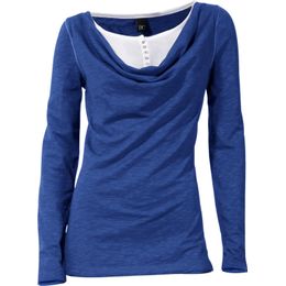 CR&Eacute;ATION L Damen 2-in-1-Shirt in elastischer Qualit&auml;t royalblau Gr&ouml;&szlig;e 42