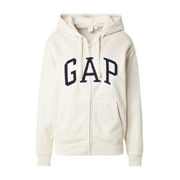 GAP Zip-Up Hoodie 'HERITAGE' female Beige size S