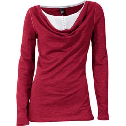 CR&Eacute;ATION L Damen 2-in-1-Shirt in elastischer Qualit&auml;t kirschrot Gr&ouml;&szlig;e 50