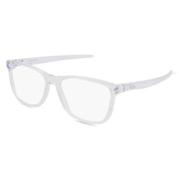 Oakley OX8163 Brille Herren | Fassung: Vollrand, Rund, Wei&szlig; Transparent