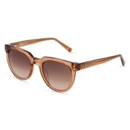 Bogner BO 7104 | Damen-Sonnenbrille | Fassung: Vollrand, Panto, Kunststoff, Braun Transparent | Glasfarbe: Braun Verlaufend