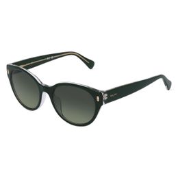 Ralph Lauren Ralph RA5302U | Damen-Sonnenbrille | Fassung: Vollrand, Rund, Acetat, Olive Gl&auml;nzend | Glasfarbe: Gr&uuml;n Verlaufend