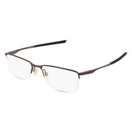 Oakley OX3218 Brille Herren | Fassung: Halbrand, Quadratisch, Braun