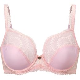 w&auml;schepur Damen B&uuml;gel-BH mit elastischer Spitze hellros&eacute;, Gr&ouml;&szlig;e 100B