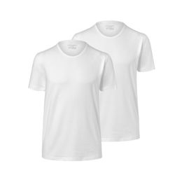 Tchibo - 2 Jersey-Halbarm-Unterhemden - Herren - Gr. L/6 - wei&szlig;