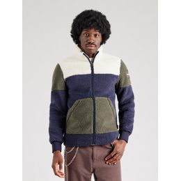 Napapijri Fleecejacke 'TARALGA' Herren Gr&ouml;&szlig;e XL hellbeige / marine / oliv