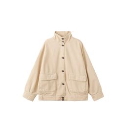 Mango Between-Season Jacket 'Eugenie' female Beige size XL