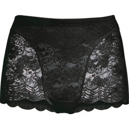 Sassa Mode Damen Panty mit Elastik-Spitze schwarz Gr&ouml;&szlig;e 42