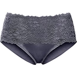 Nina von C. Damen Slip mit elastischer Spitze anthrazit Gr&ouml;&szlig;e 48