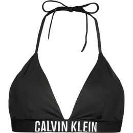 Calvin Klein Intense Power Swim Bikini Oberteil Damen - Gr&ouml;&szlig;e L - schwarz