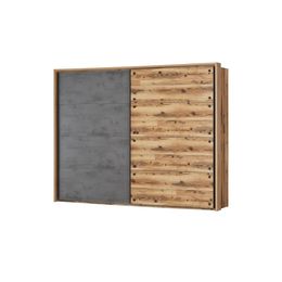 Schwebet&uuml;renschrank 2 -t&uuml;rig Dover - holzfarben - 270 cm - 210 cm - cm 60,0 - Sconto