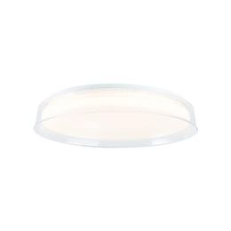 Brilliant Leanna LED Deckenleuchte 41cm transparent/wei&szlig; Tuya-App 1x LED integriert, 24W LED integriert, (Lichtstrom: 2400lm, Lichtfarbe: 3000-6500K)