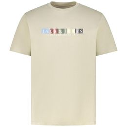 Jack & Jones Herren Gro&szlig;e Gr&ouml;&szlig;en | Jack&Jones T-Shirt mit Label-Print Farbe oliv Gr&ouml;&szlig;e: 7XL