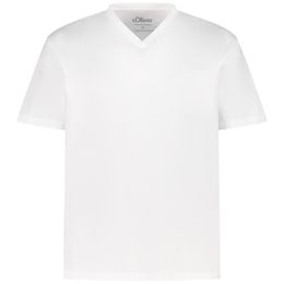Gro&szlig;e Gr&ouml;&szlig;en s.Oliver Basic-T-Shirt Farbe wei&szlig; Gr&ouml;&szlig;e: 6XL