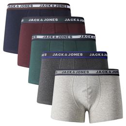 Jack & Jones Herren Gro&szlig;e Gr&ouml;&szlig;en | Jack&Jones 5er-Pack Pants aus Baumwolle mit Stretch Farbe dunkelgrau Gr&ouml;&szlig;e: 3XL