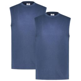 Gro&szlig;e Gr&ouml;&szlig;en Pfundskerl Doppelpack Tanktop aus Baumwolle Farbe schwarz Gr&ouml;&szlig;e: 3XL