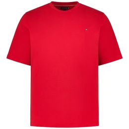 Herren Gro&szlig;e Gr&ouml;&szlig;en | Tommy Hilfiger T-Shirt aus Baumwolle Farbe rot Gr&ouml;&szlig;e: 4XL