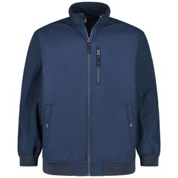 Jack & Jones Gro&szlig;e Gr&ouml;&szlig;en Jack&Jones Softshelljacke, wasserabweisend Farbe blau Gr&ouml;&szlig;e: 8XL