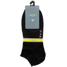 Herren Gro&szlig;e Gr&ouml;&szlig;en | Pfundskerl 4er-Pack Sneakersocken Farbe schwarz Gr&ouml;&szlig;e: EU43-46