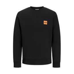 Jack & Jones Jack & Jones Sweatshirt 'JJBRANDY' Herren Gr&ouml;&szlig;e L hellorange / schwarz