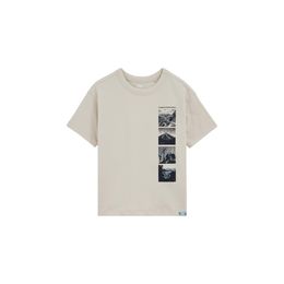 WE Fashion T-Shirt Jungen Gr&ouml;&szlig;e 110/116 beige / blau / grau / schwarz