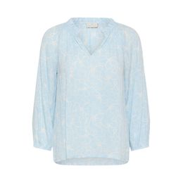 Kaffe Bluse 'KATine' Damen Gr&ouml;&szlig;e XL hellblau / wei&szlig;