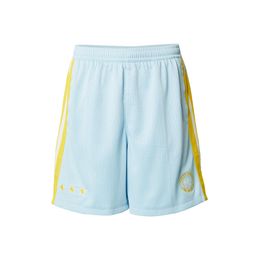 adidas originals Pants 'Santiago' male size 34 Light blue / Yellow / White