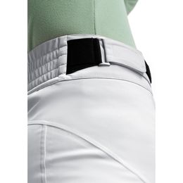 Maier Sports Damen Skihose "Allissia slim 2.1"wei&szlig;, Gr. 20, 100% Polyester, Hosen, Damen Schneehose, wind- und wasserdicht, 2 RV-Taschen, Slim Fit