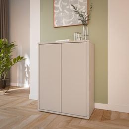 Kommode FORTE, B:74,5cm H:99,1cm T:41,5cm, beige, Holzwerkstoff, Flur, Sideboards, "Alice Springs. Kommode, 2 T&uuml;ren, B/H/T 74,5/99,1/41,5 cm", T&uuml;ren