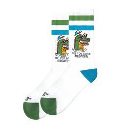 American Socks Socken 'See You Later' Herren Gr&ouml;&szlig;e 19/55 wei&szlig;