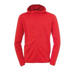 Uhlsport Athletic Zip-Up Hoodie 'Essential' male Red size L