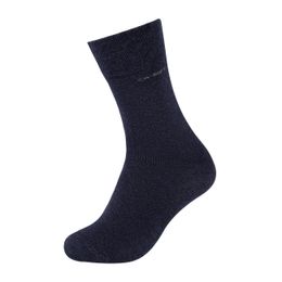 Camano Damen Socken "Socken 4er Pack", Gr. 43, blau, 80% Baumwolle, 17% Polyamid, 3% Elasthan, uni, Socken