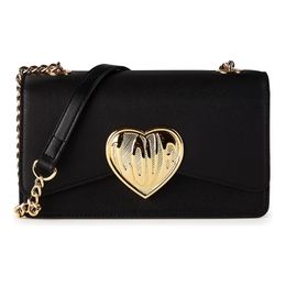 Love Moschino Schultertasche 'Victory Heart' Damen Gr&ouml;&szlig;e One Size schwarz