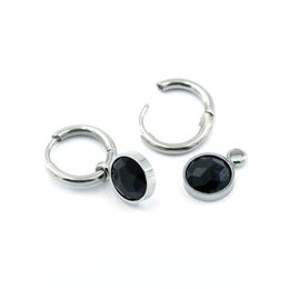 Sergio Engel Earrings female Black size 14 mm