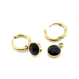 Sergio Engel Earrings female Black size 14 mm
